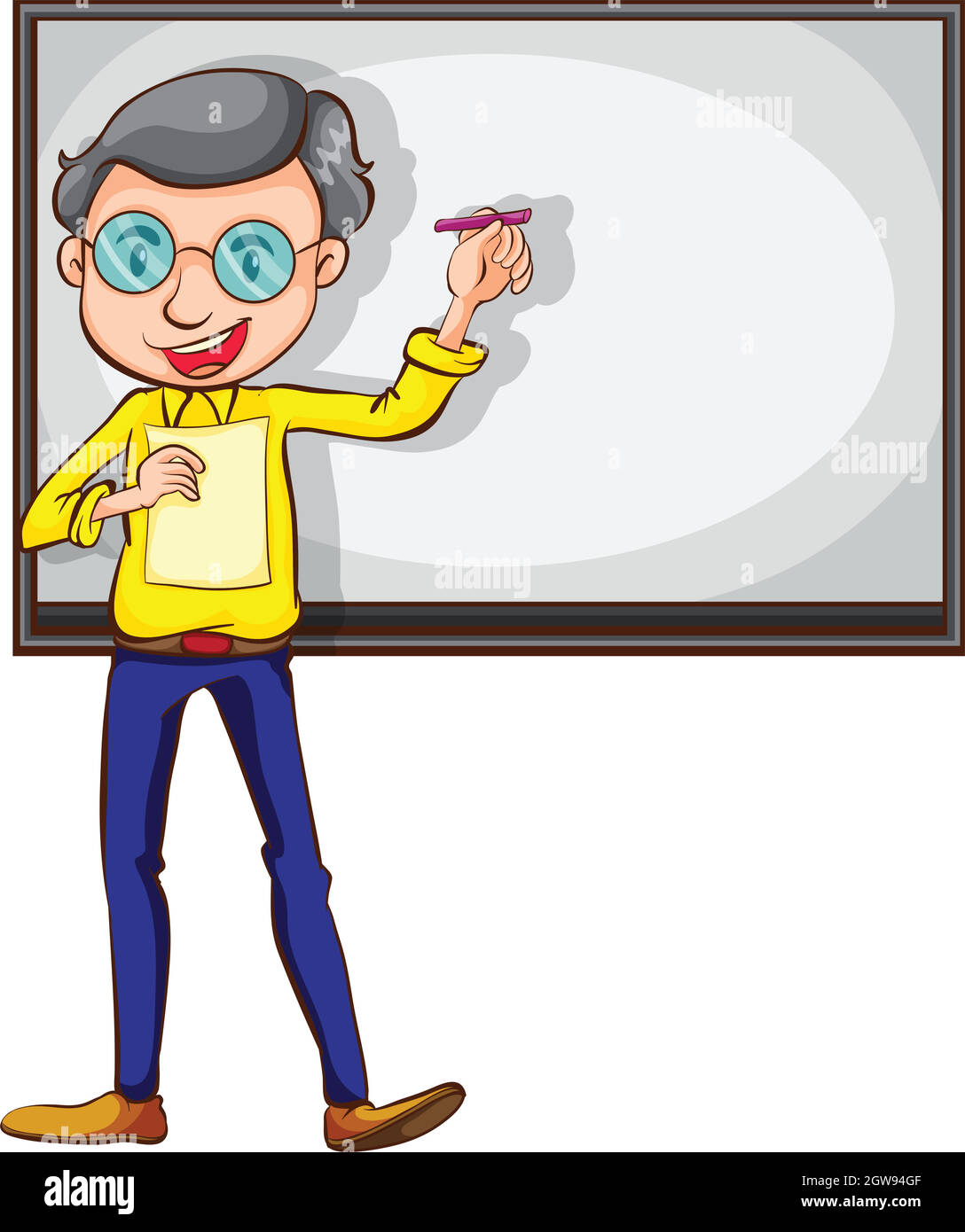 A simple sketch of a teacher Stock Vector Image & Art - Alamy