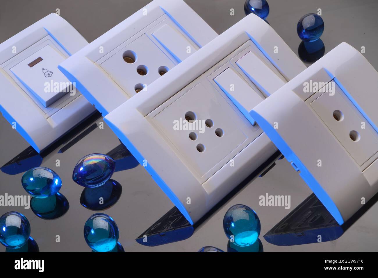 wall switch power electronic component socket different and modern realistic part | wall switch ...