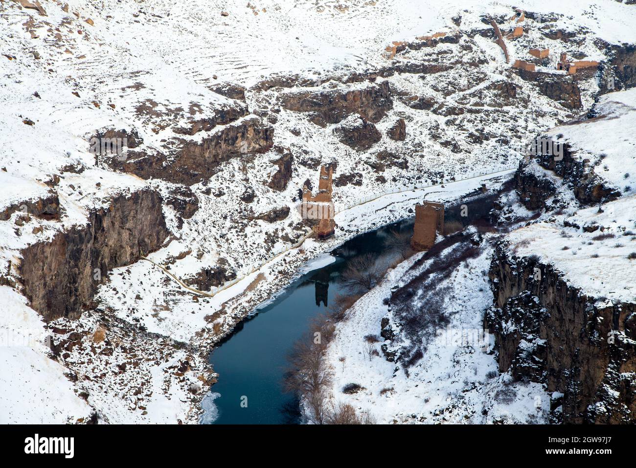 Ani Ruins, Ani is a ruined and uninhabited medieval Armenian city-site ...
