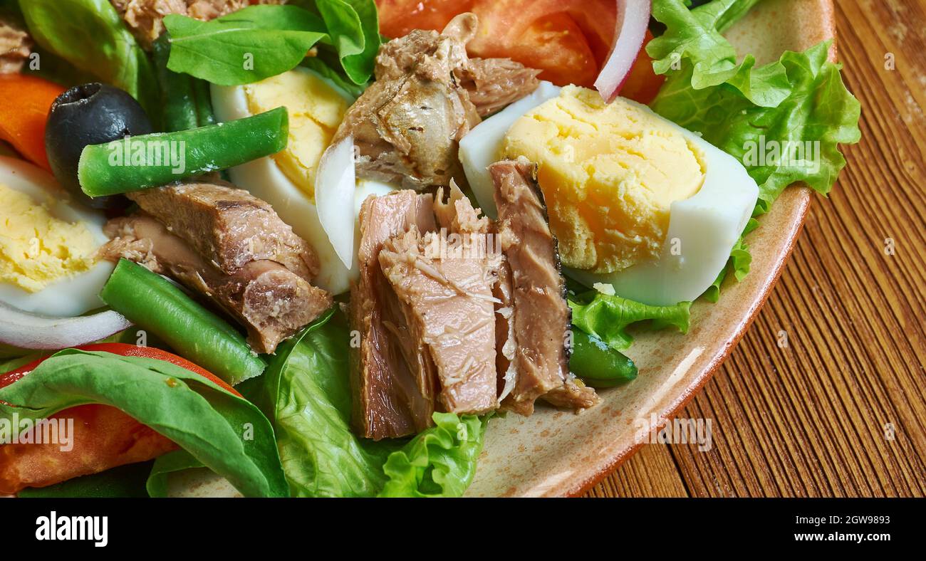 Tonosalata - Traditional tuna Salad From Greece Stock Photo - Alamy