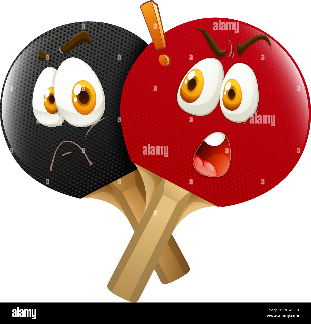 Racket face Stock Vector Images - Alamy