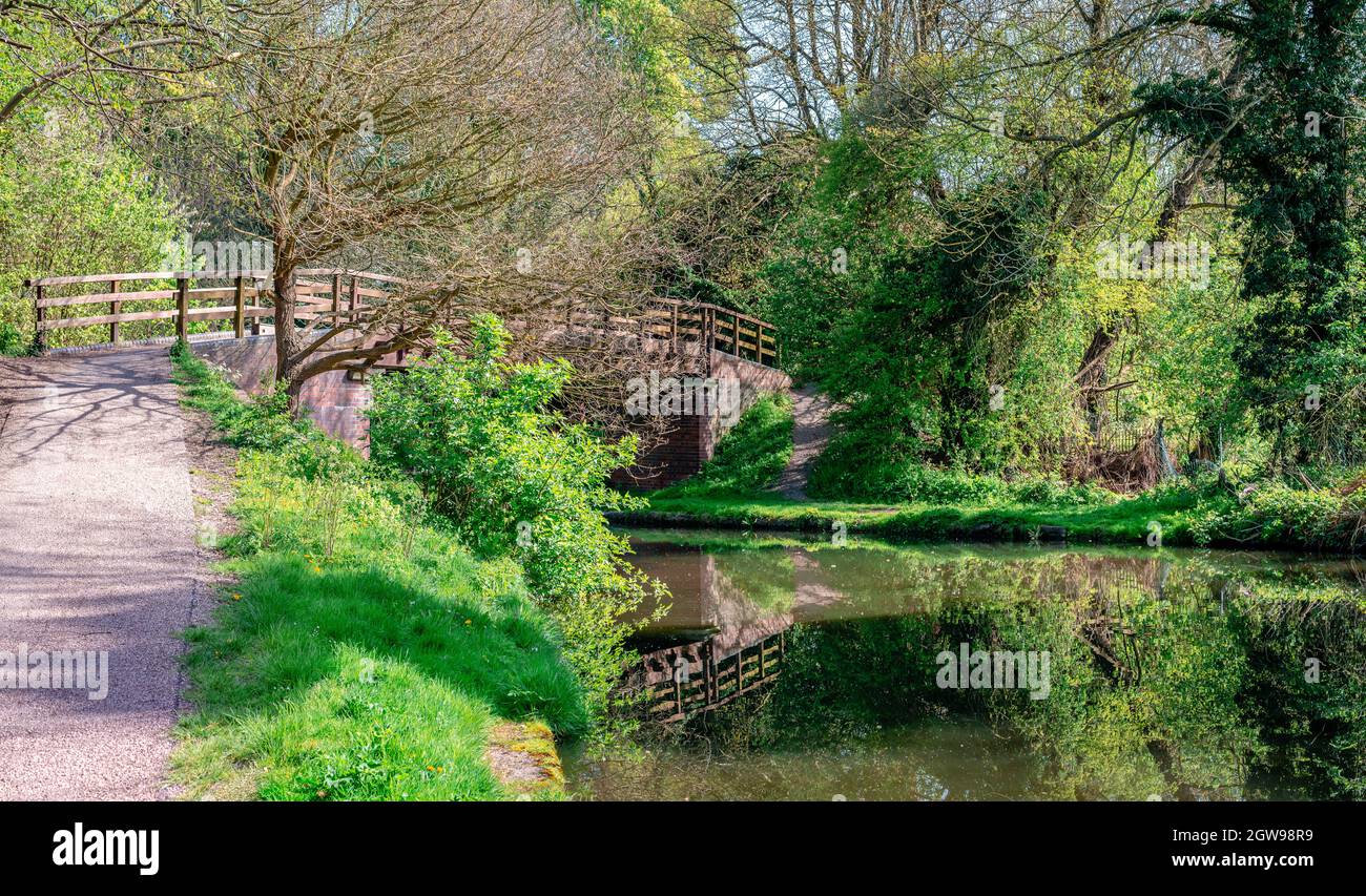 Rough Wood Bridge No 166 aka the Grove Mill Footbridge, a turnover ...