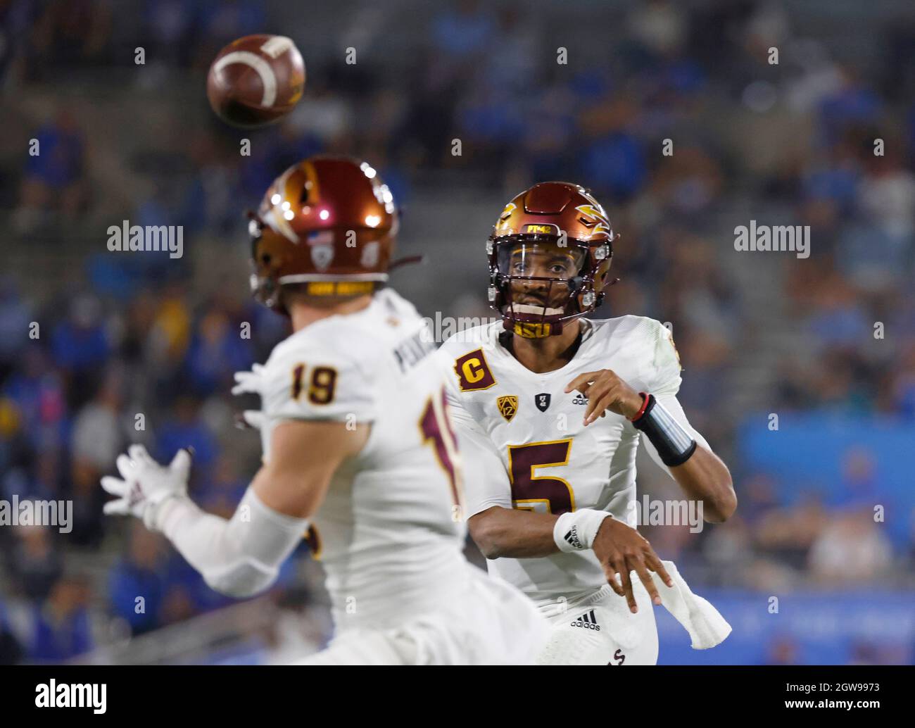 Pasadena, California, USA. 02nd Oct, 2021. Arizona State Sun Devils ...