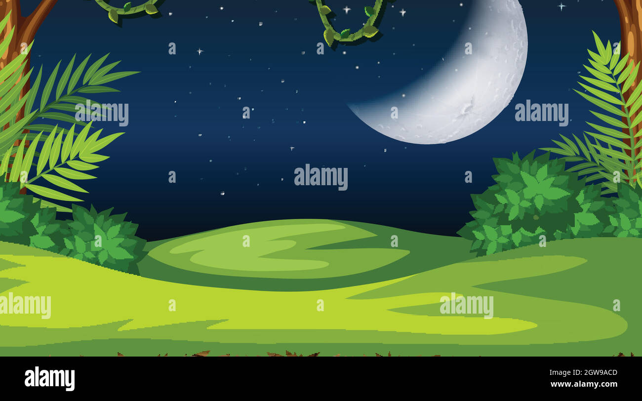 Nature scene landscape template Stock Vector Image & Art - Alamy