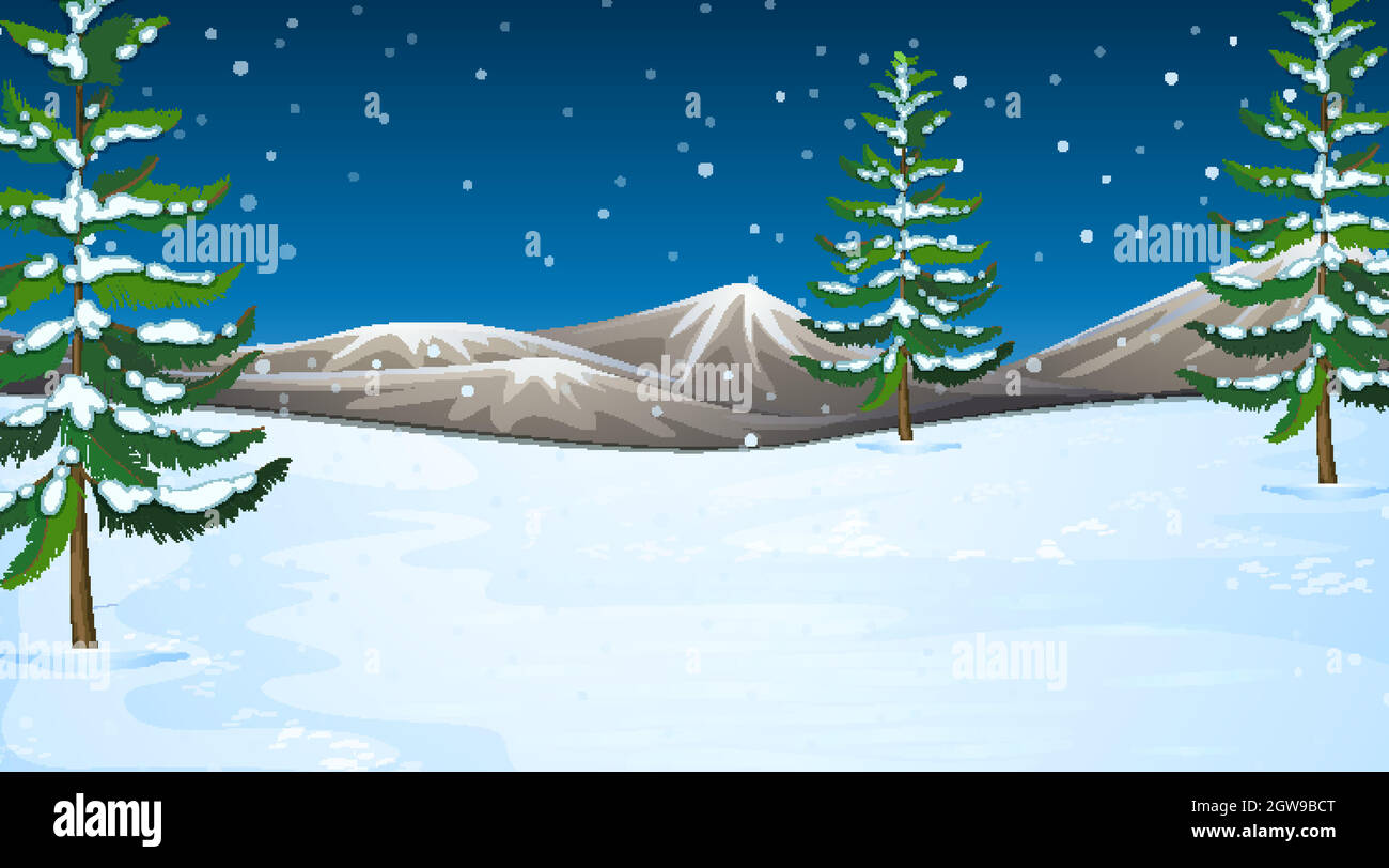 Frost field Stock Vector Images - Alamy