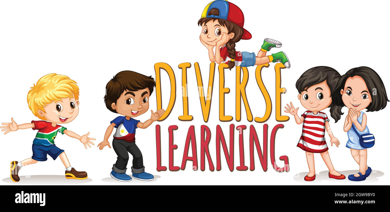 Diverse learning Stock Vector Images - Alamy