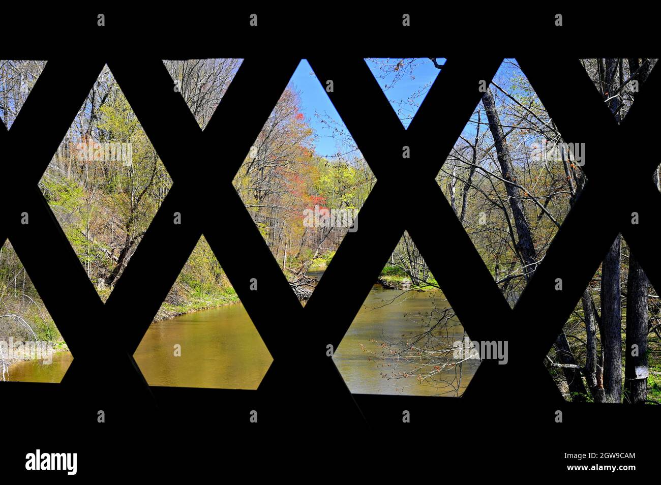 THE COVERED BRIDGES OF ASHTABULA COUNTY, OHIO...STATE ROAD BRIDGE OVER ...