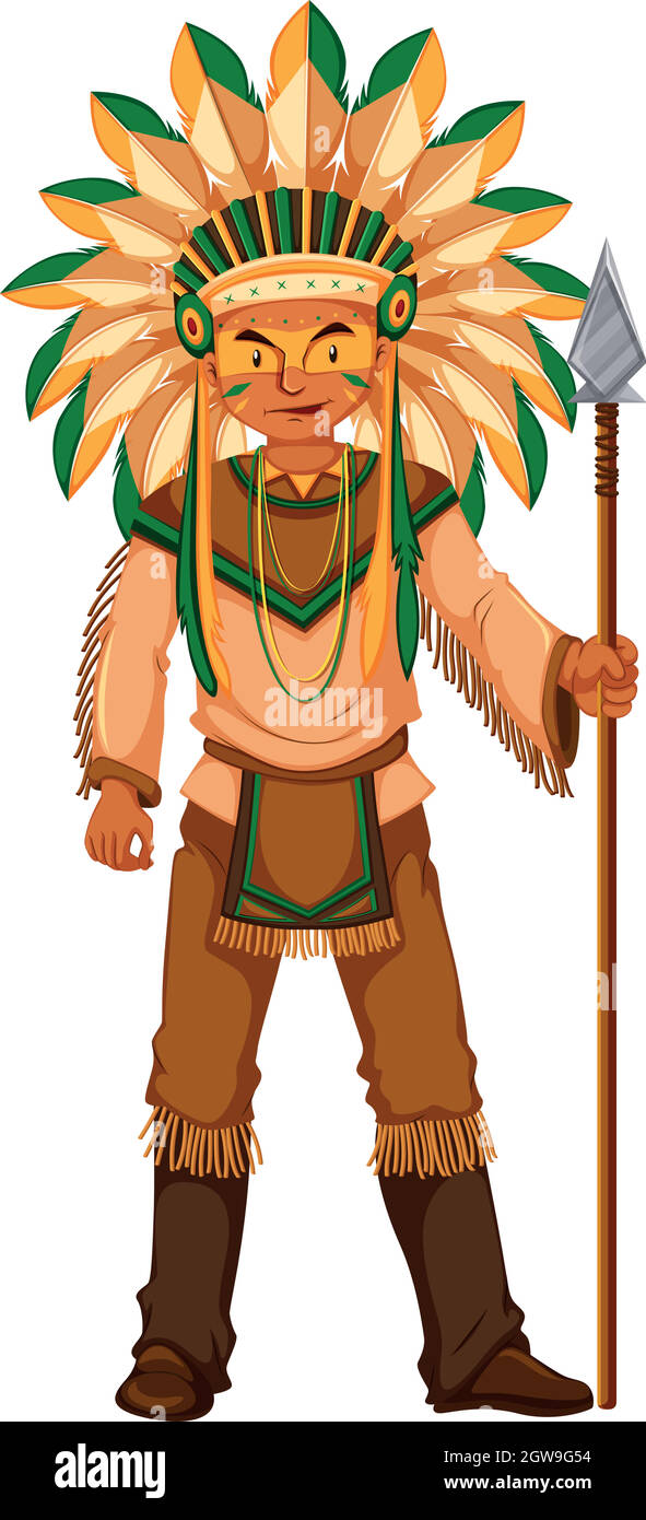 Indian Spears Crossed