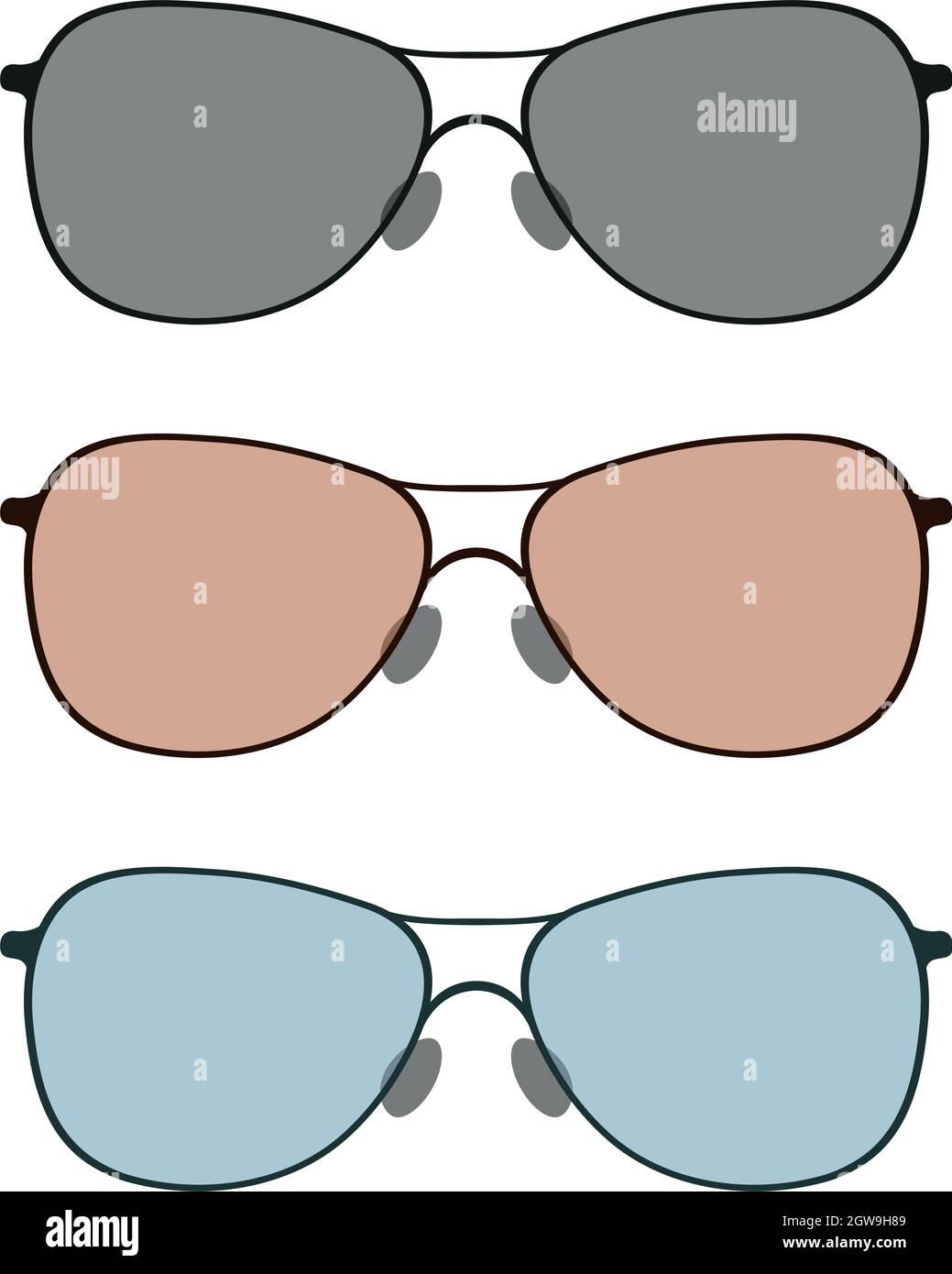 Cool glasses drawing clipart hi-res stock photography and images - Alamy
