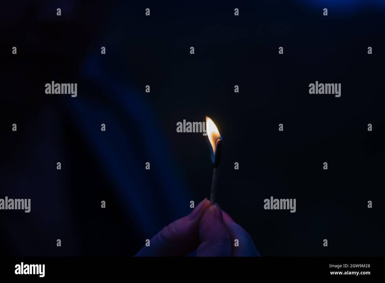 Match fire wind hi-res stock photography and images - Alamy