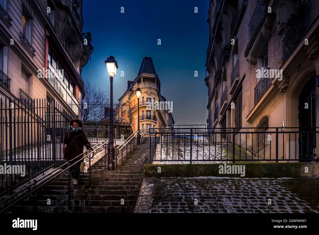 Montmartre Stairway High Resolution Stock Photography and Images - Alamy