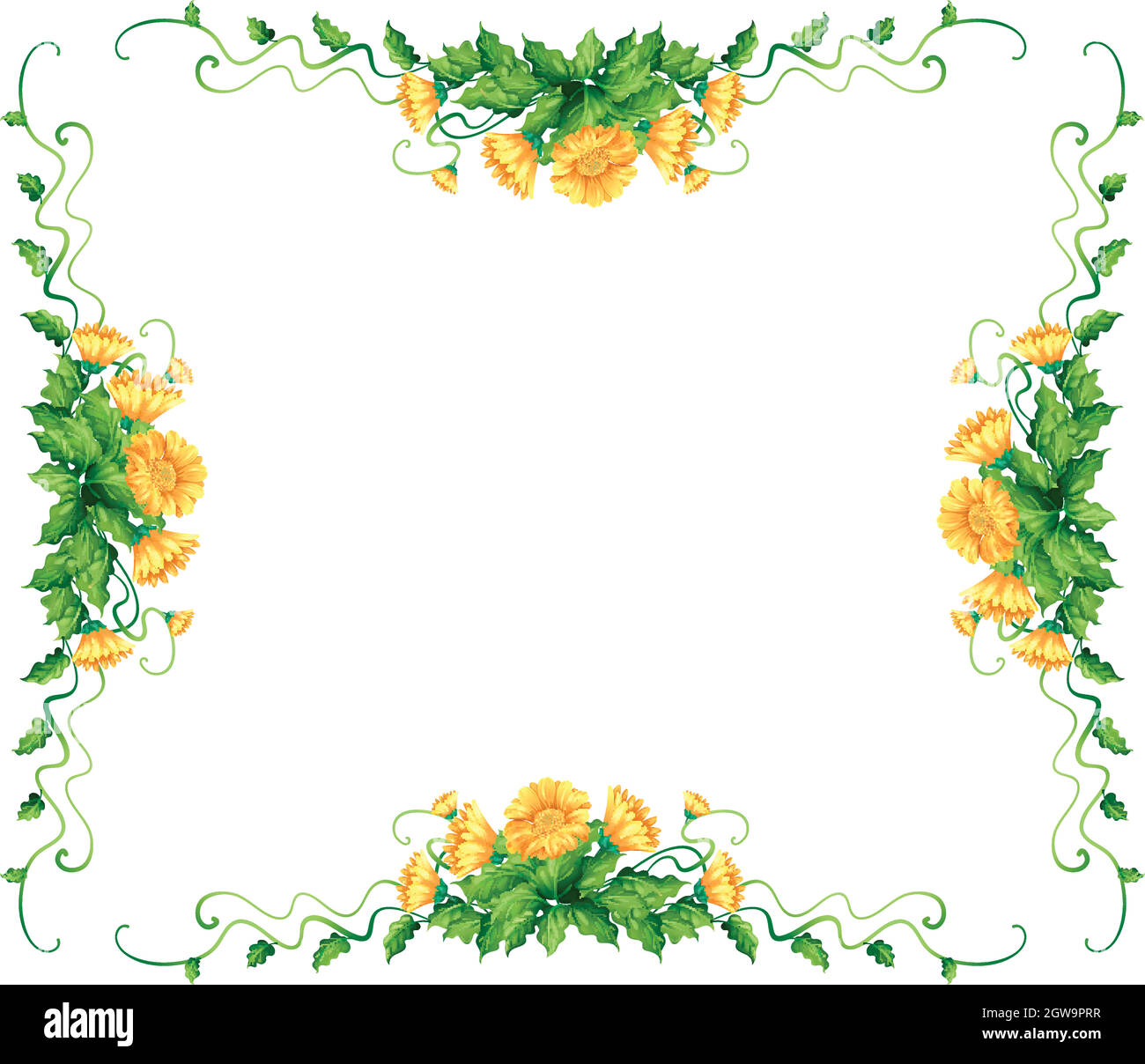 Yellow square picture frame hi-res stock photography and images - Alamy