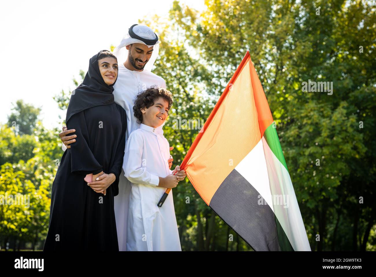 National day uae family hi-res stock photography and images - Alamy