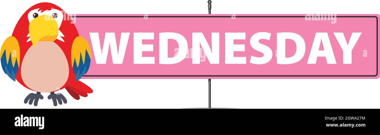Wednesday Stock Vector Images - Alamy