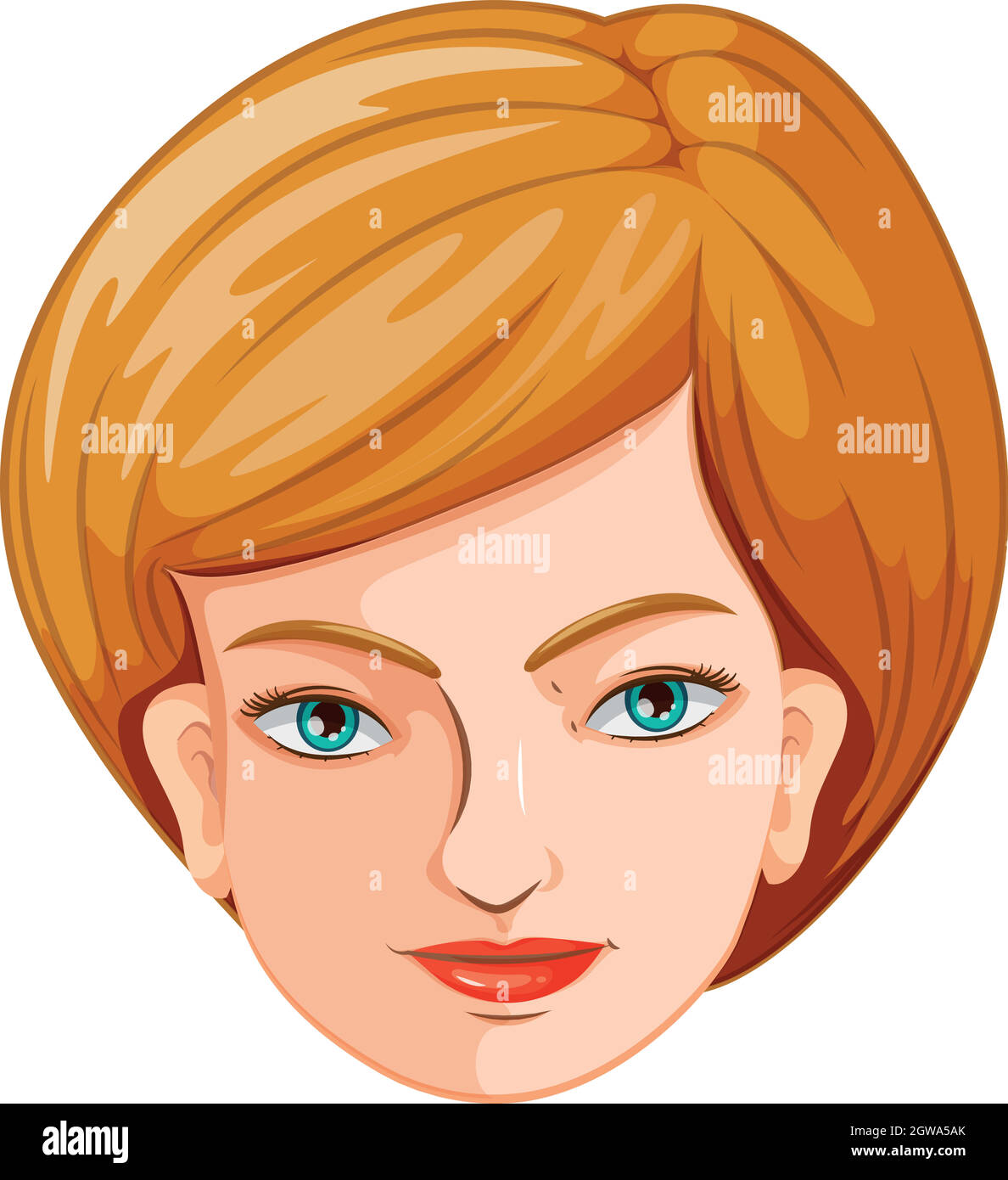 A head of a hostess Stock Vector Image & Art - Alamy