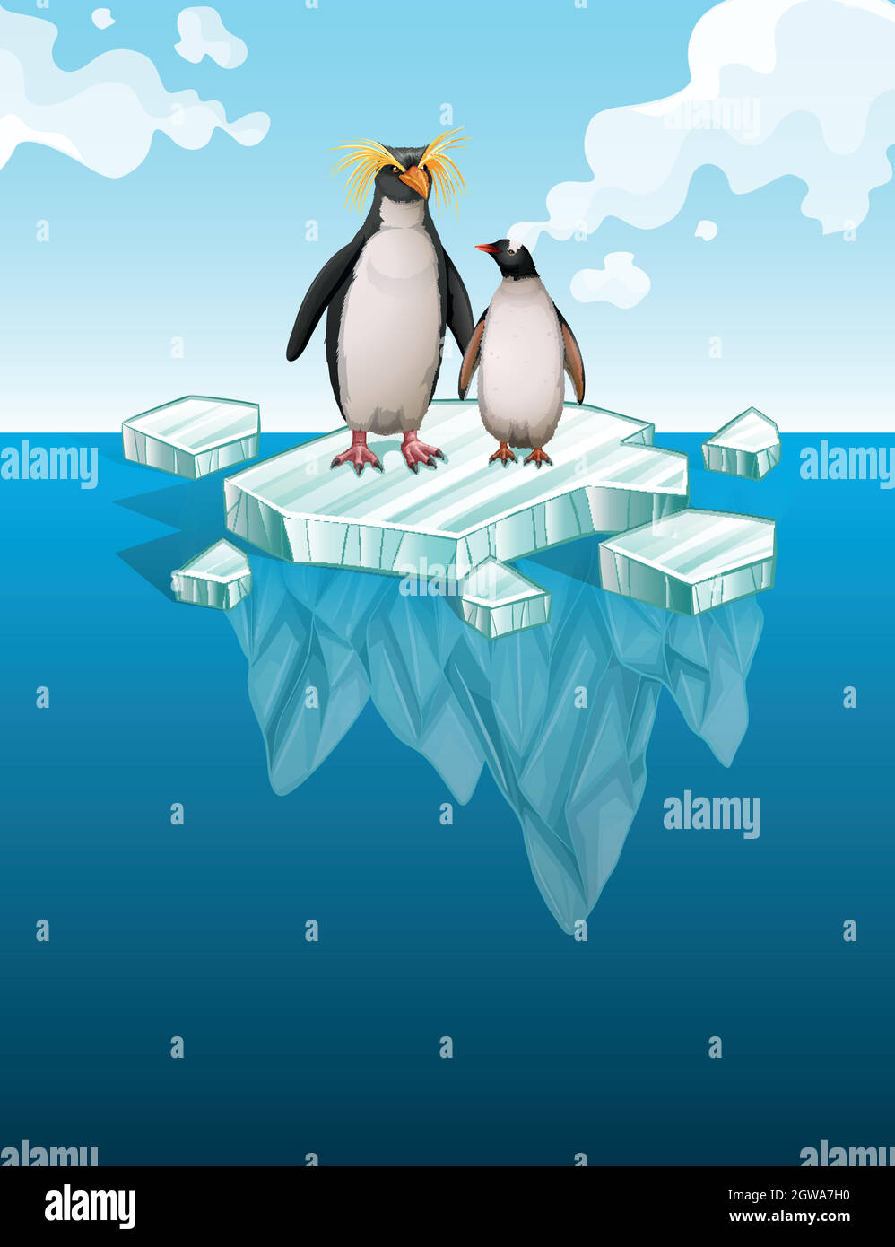 Penguins clipart hi-res stock photography and images - Alamy