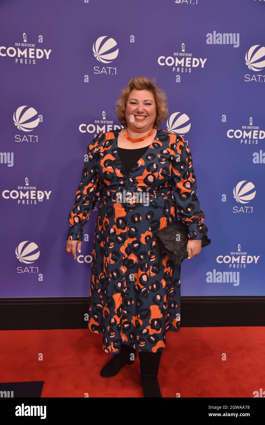 Cologne, Germany. 01st Oct, 2021. Presenter and comedienne Meltem ...