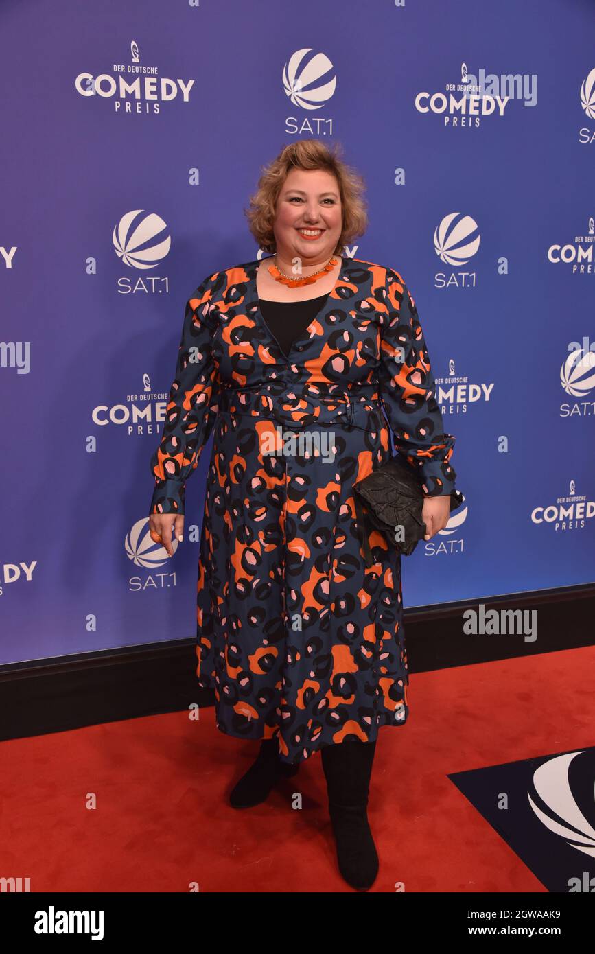 Cologne, Germany. 01st Oct, 2021. Presenter and comedienne Meltem ...