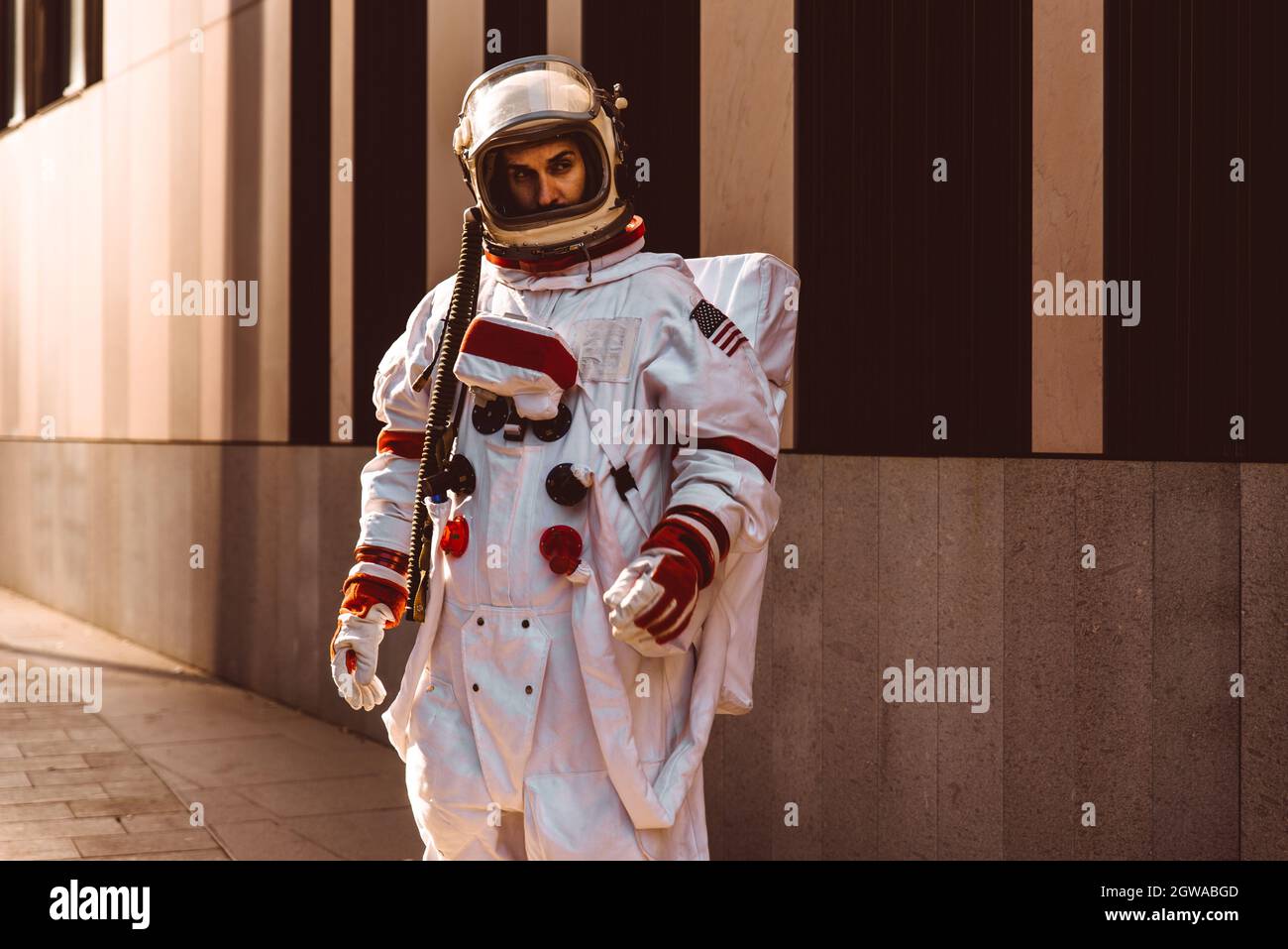 Person With Space Suit