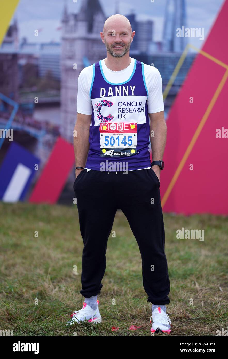 Former footballer Danny Mills poses ahead of running the Virgin Money ...