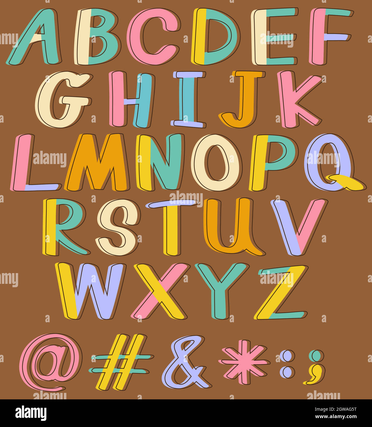 Letter of colon hi-res stock photography and images - Alamy