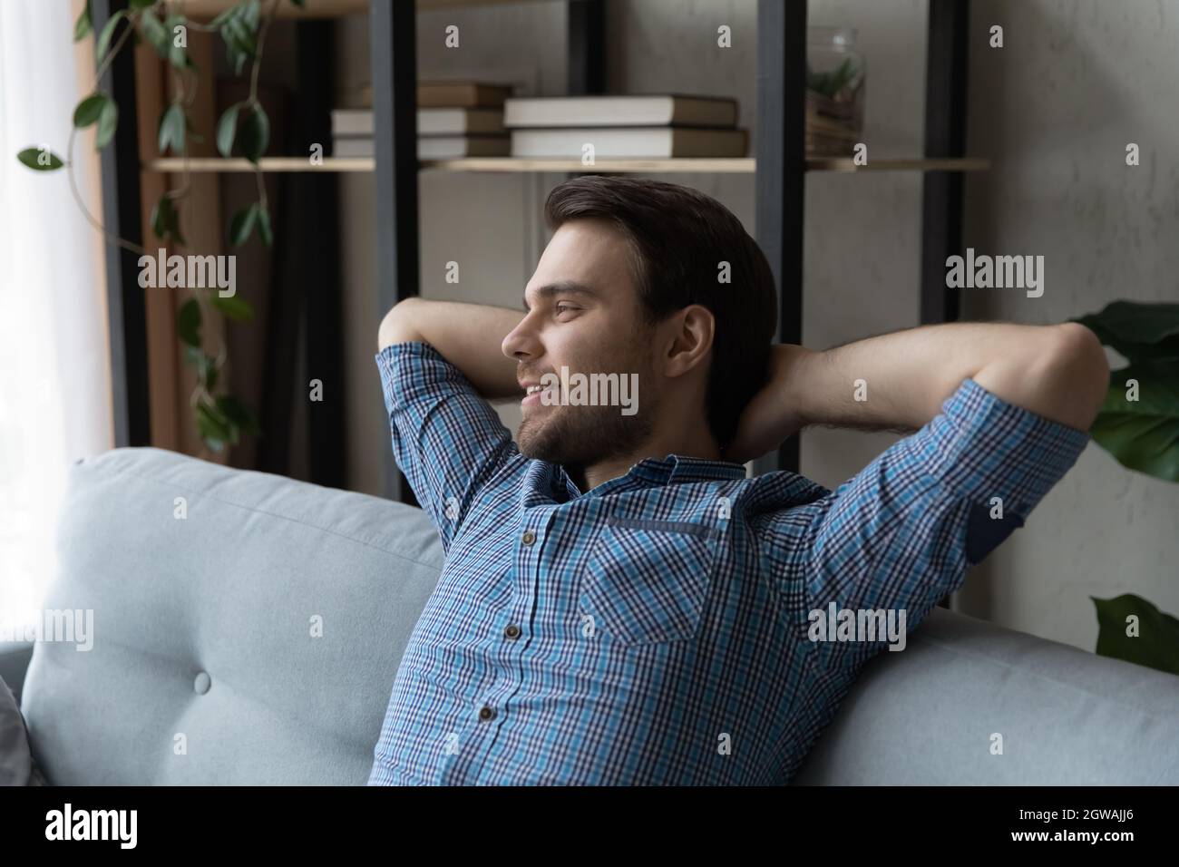 Lazy man couch hi-res stock photography and images - Alamy
