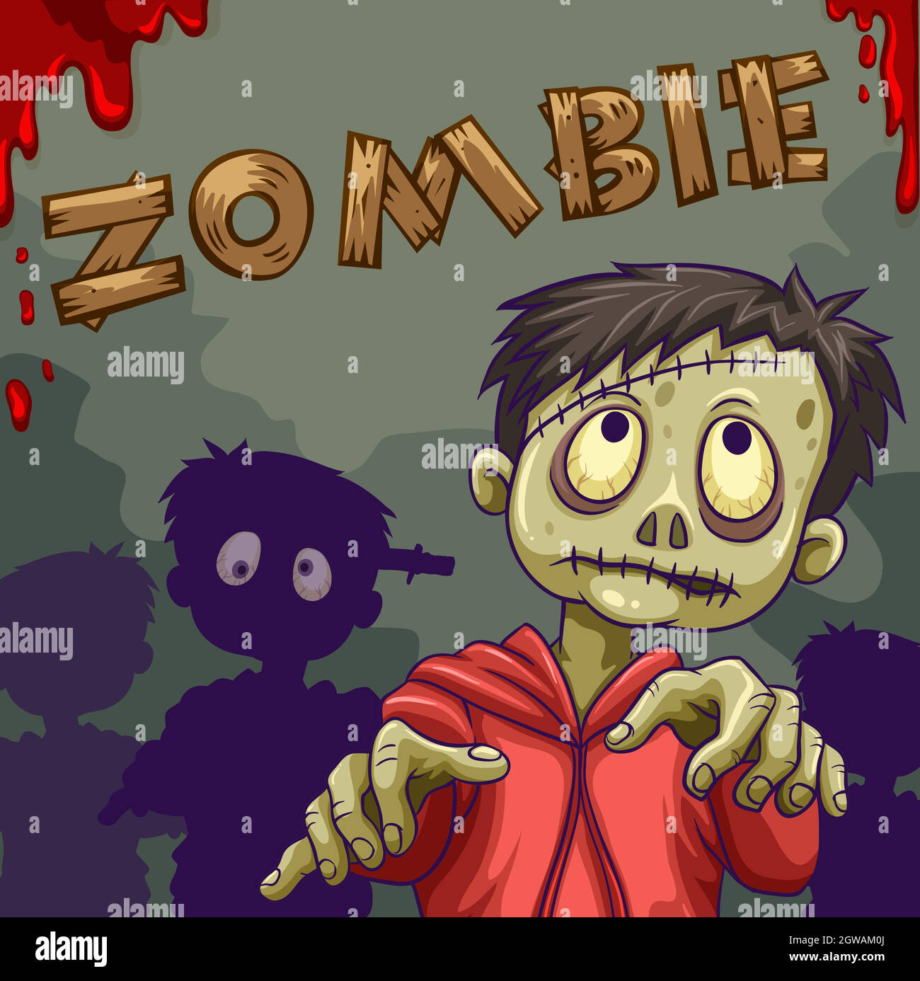 Group looking at art Stock Vector Images - Alamy