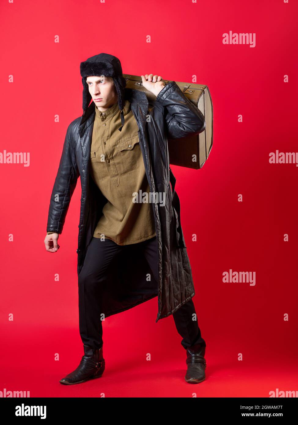 Communist style hat hi-res stock photography and images - Alamy