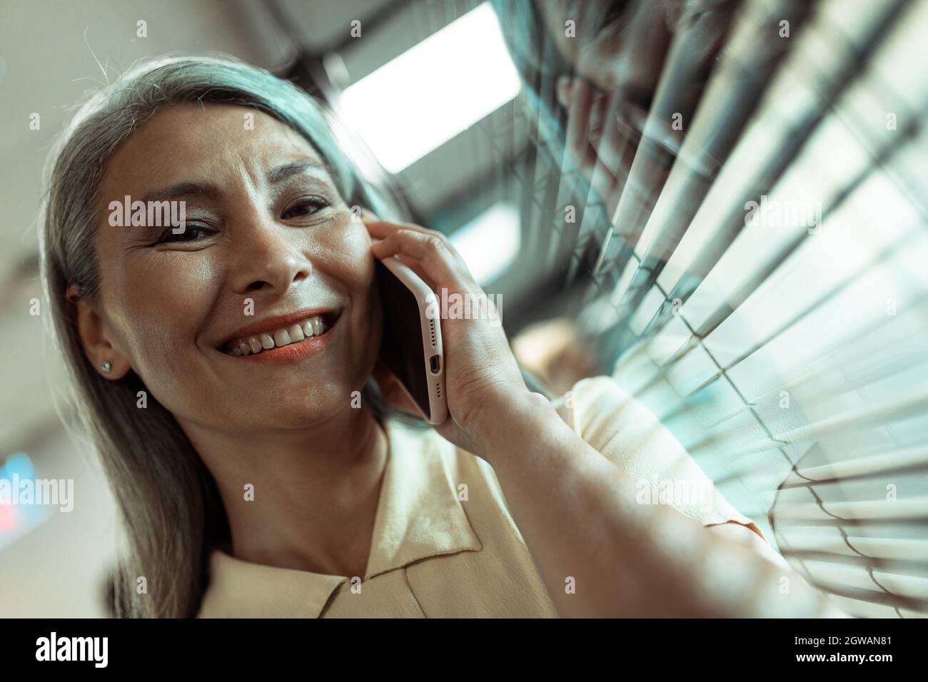 cinematic image of a multiethnic business team. employees working ...