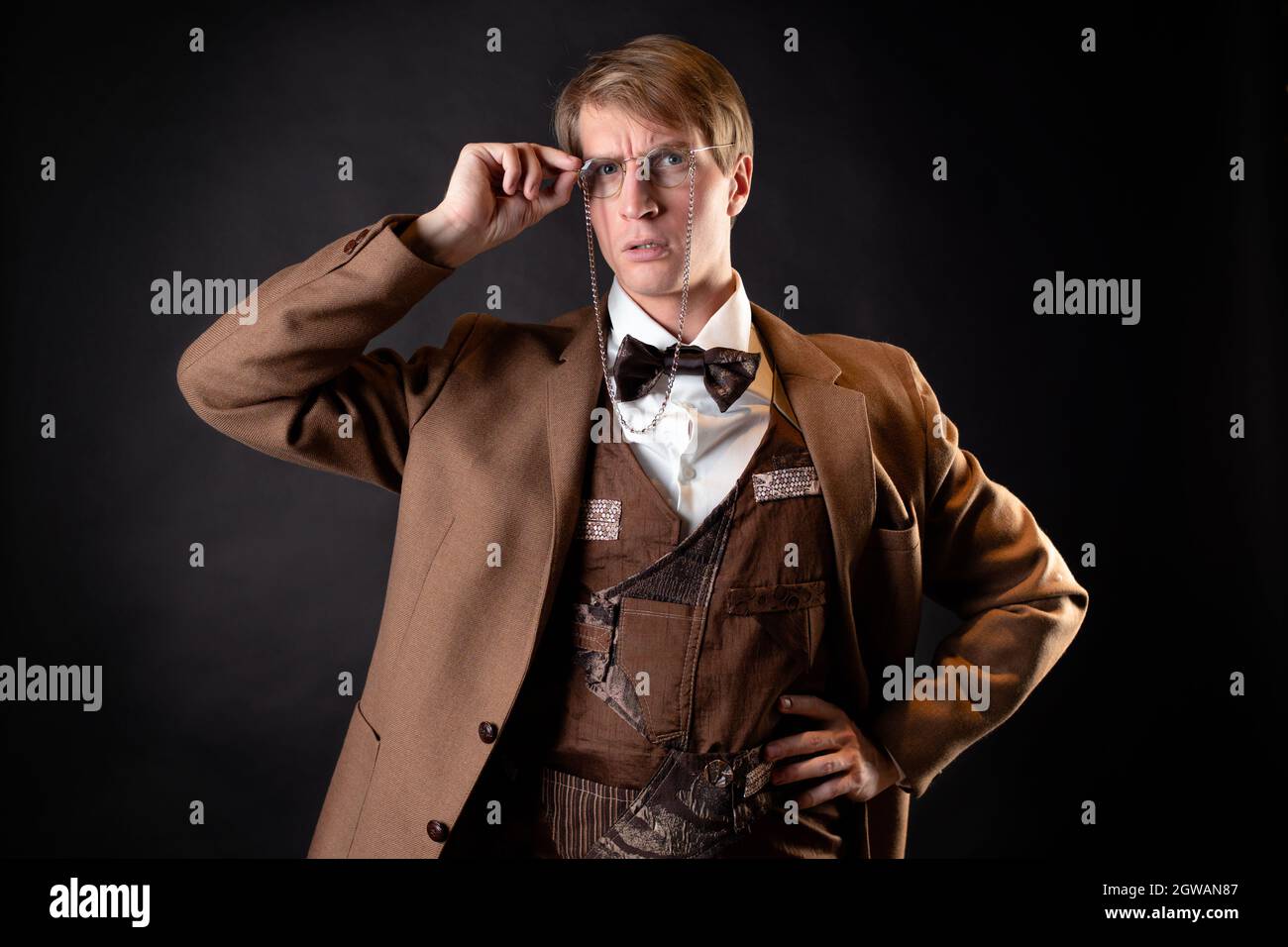 Victorian teacher male portrait hi-res stock photography and images - Alamy