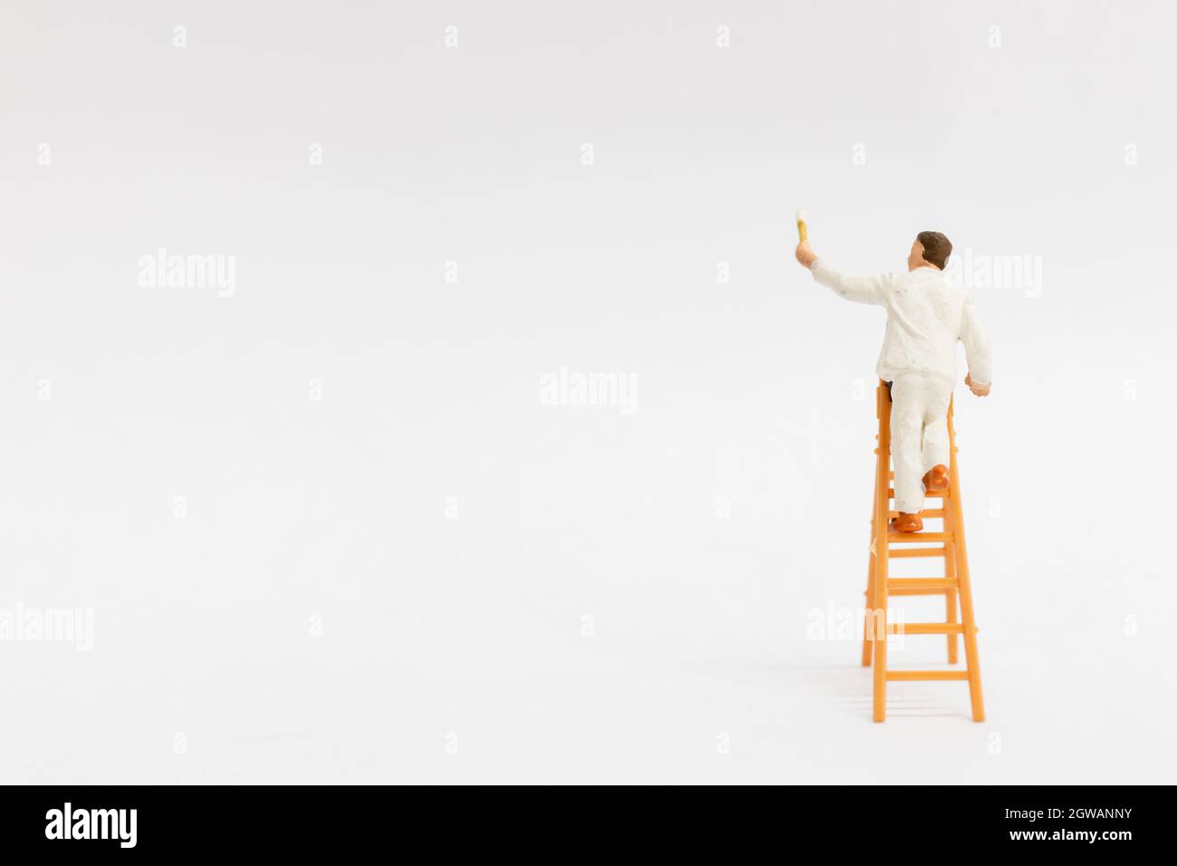 Man ladder draw hi-res stock photography and images - Alamy