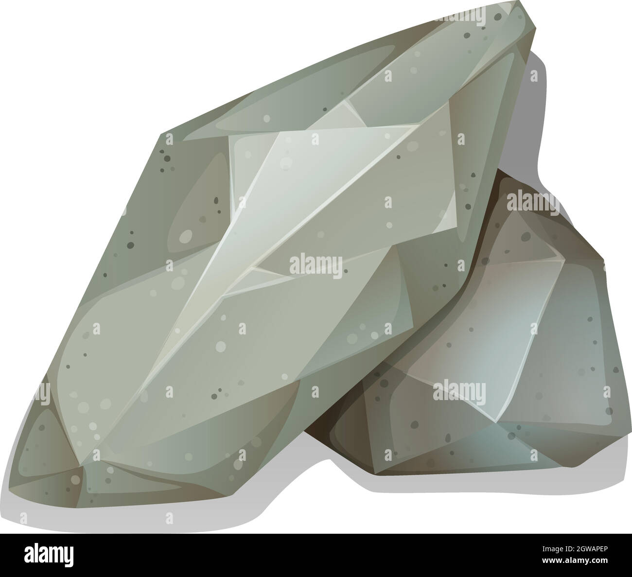 Pile of rocks on white Stock Vector Image & Art - Alamy