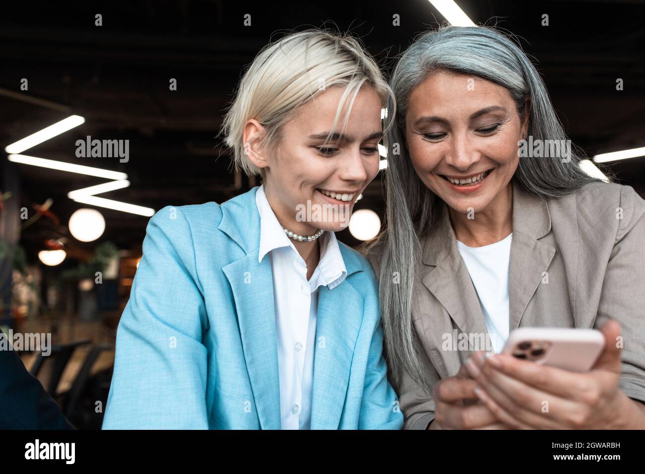 cinematic image of a multiethnic business team. employees working ...