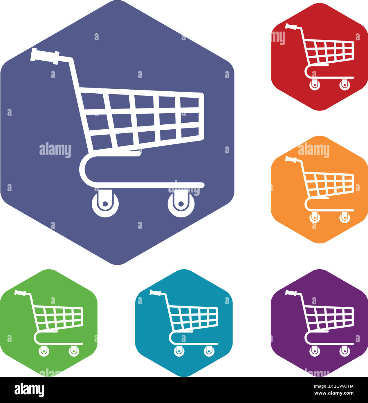 Shopping cart commercial icons hi-res stock photography and images - Alamy
