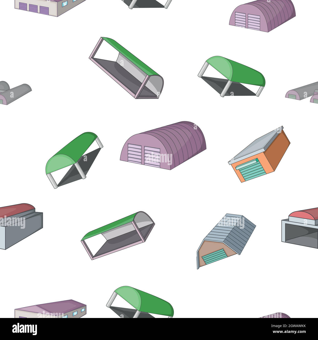 Storage pattern, cartoon style Stock Vector Image & Art - Alamy