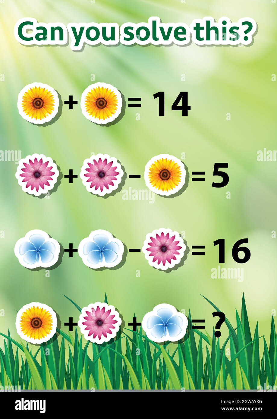 Can you solve math Stock Vector Image & Art - Alamy Can you solve math Stock Vector Image & Art - Alamy