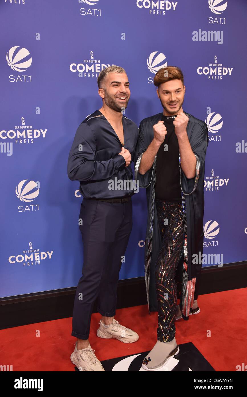 01 October 2021, North Rhine-Westphalia, Cologne: Reality stars Rafi ...