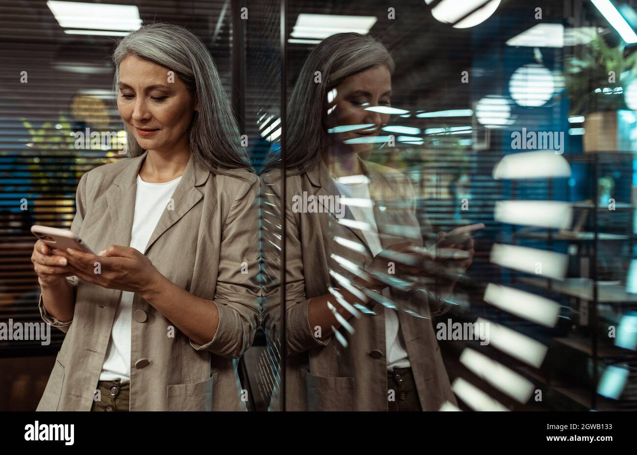 cinematic image of a multiethnic business team. employees working ...