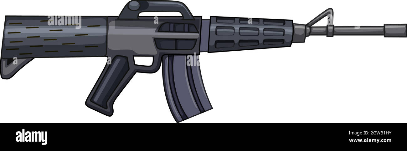 Rifle gun in modern design Stock Vector Image & Art - Alamy