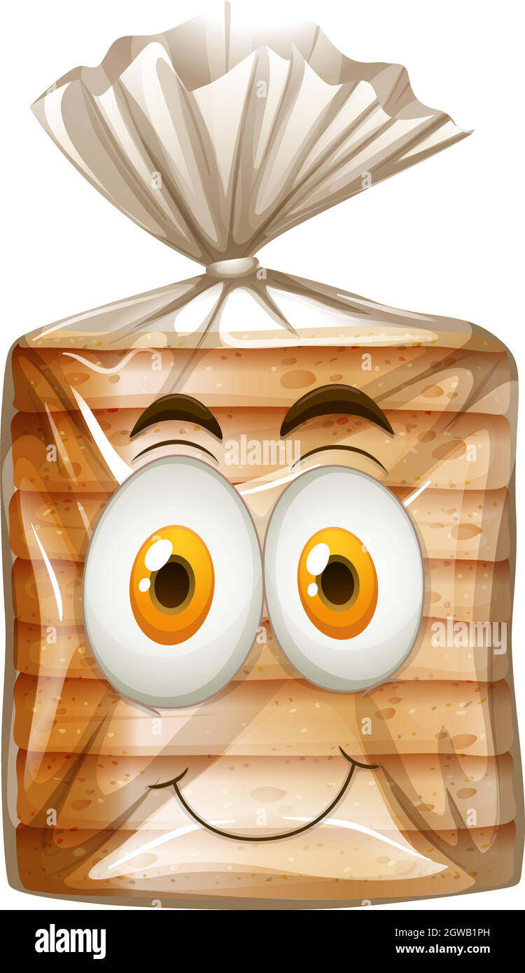 White loaf bread on Stock Vector Images - Alamy