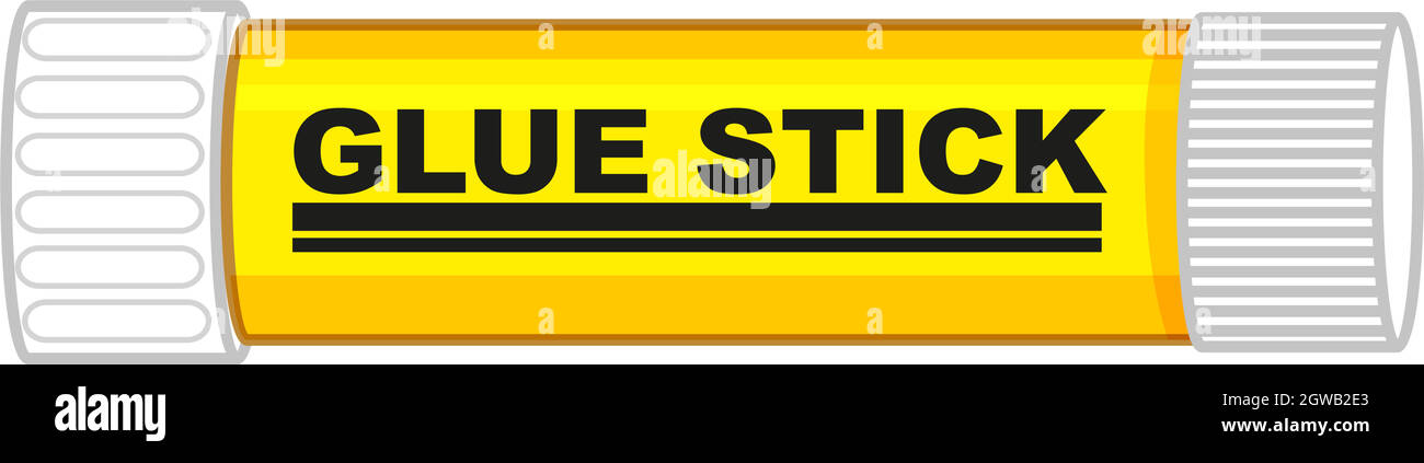 Blue stick in yellow tube Stock Vector Image & Art - Alamy