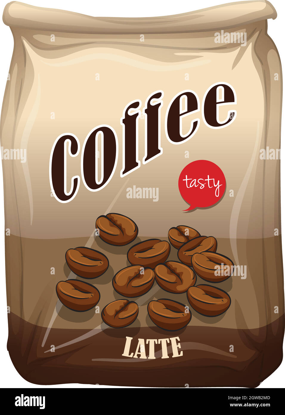 Latte Stock Vector Images - Alamy