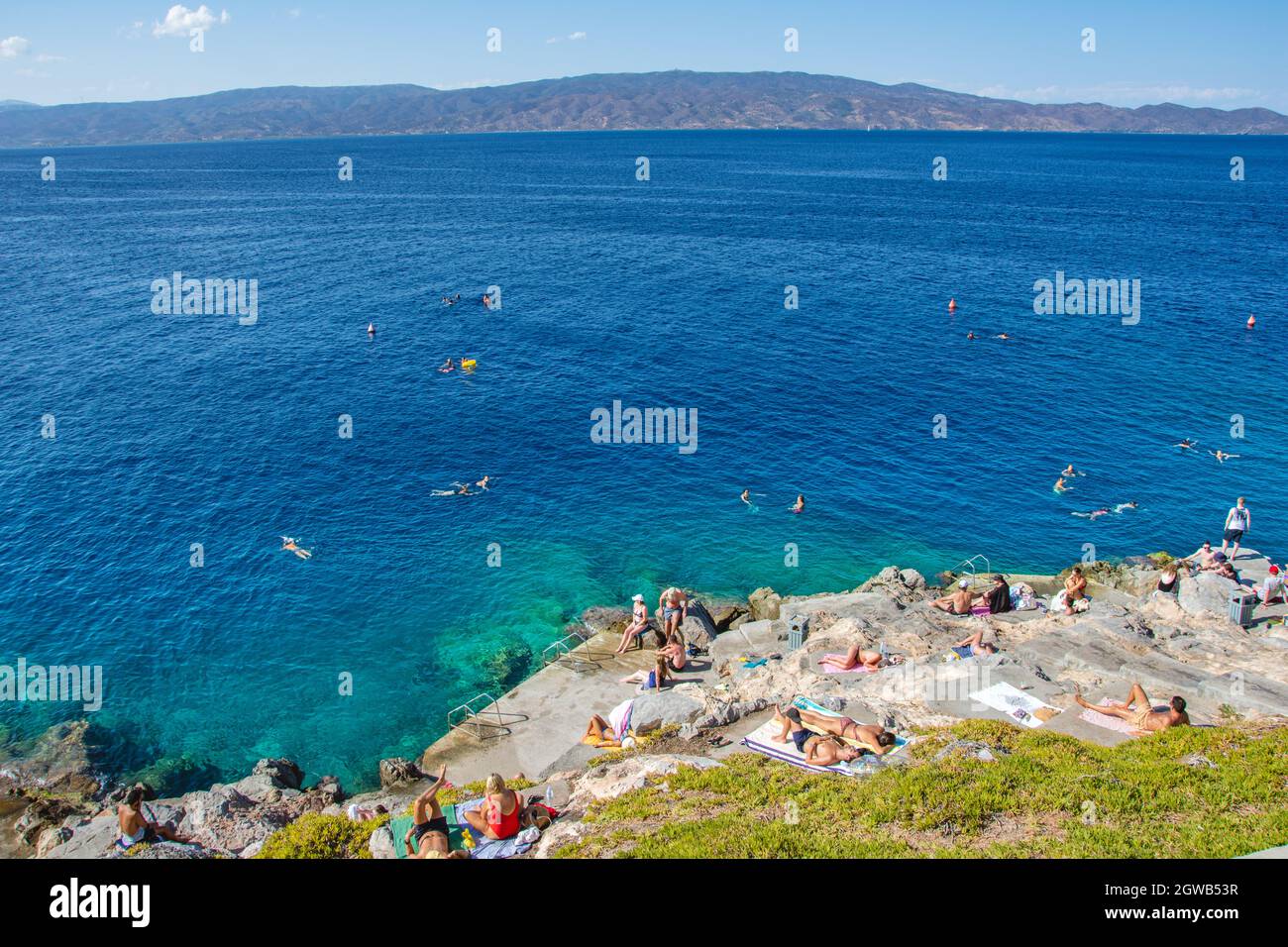 Beautiful hydra island hi-res stock photography and images - Alamy