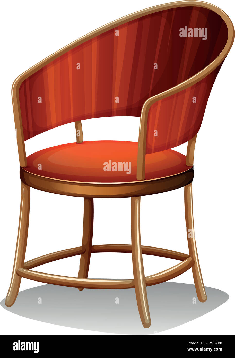 A brown chair furniture Stock Vector Image & Art - Alamy