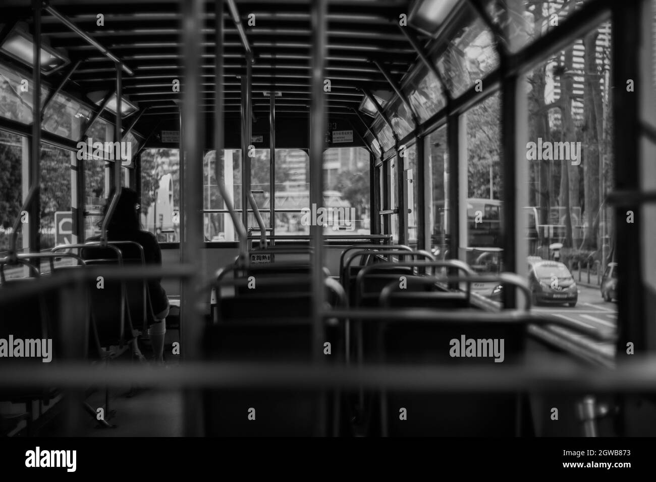 Bus seat empty Black and White Stock Photos & Images - Alamy