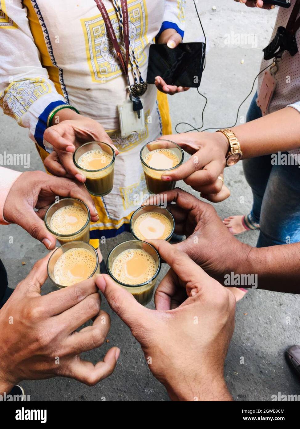 Indian tea party hi-res stock photography and images - Alamy