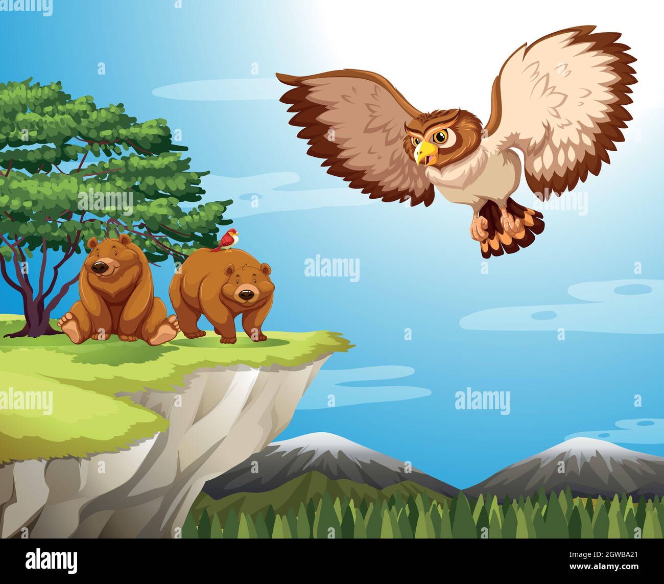 Mountain plants Stock Vector Images - Alamy