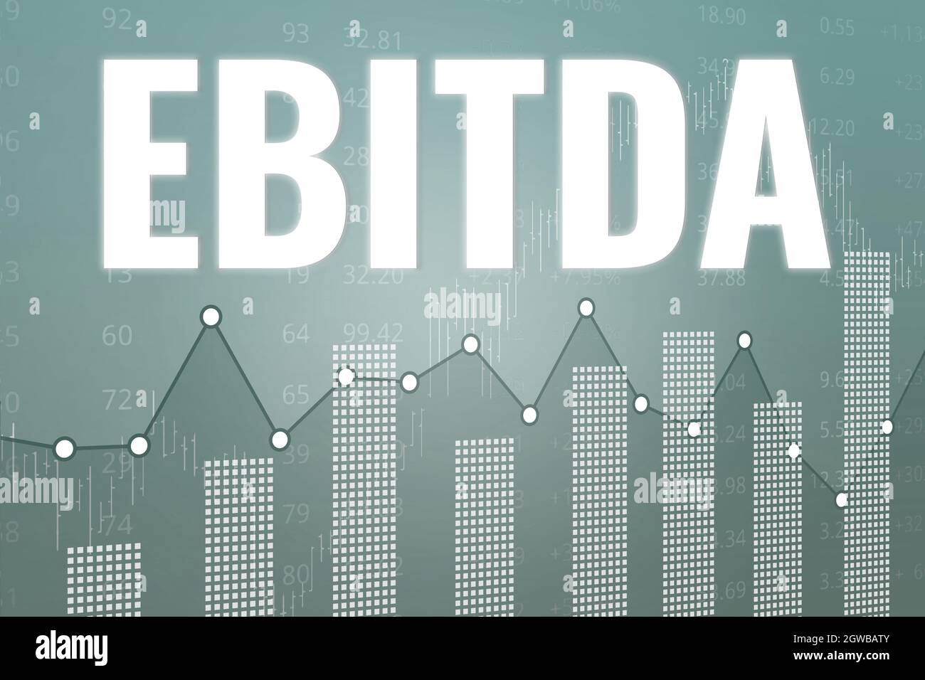Financial term EBITDA - Earnings before interest, taxes, depreciation ...