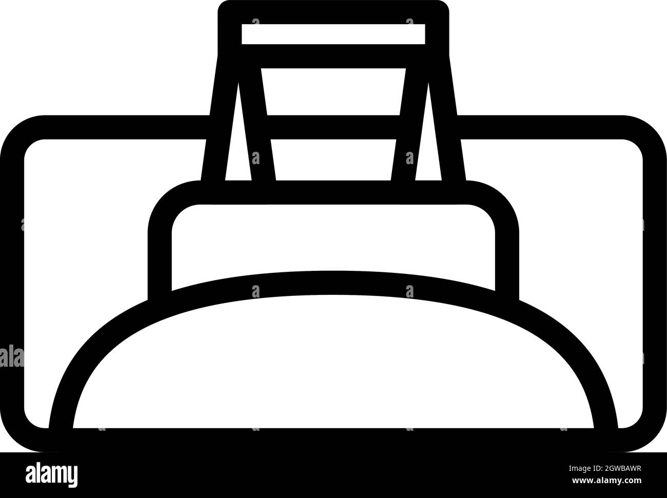 Duffel bag, gym Stock Vector Images - Alamy