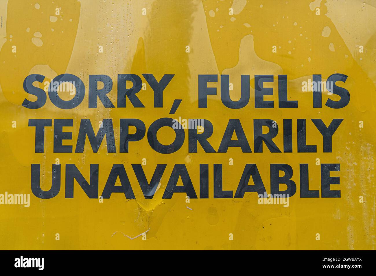 Temporarily Unavailable Sign